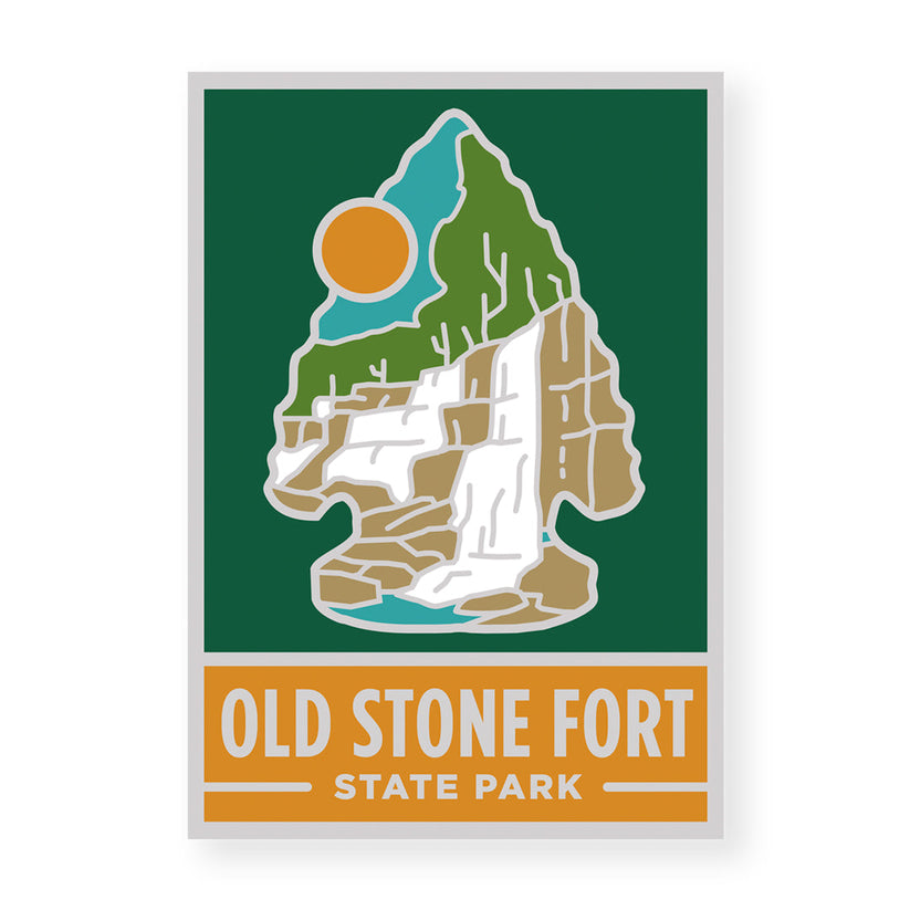 TNSP - Old Stone Fort Sticker – Tennessee State Parks Online Gift Shop