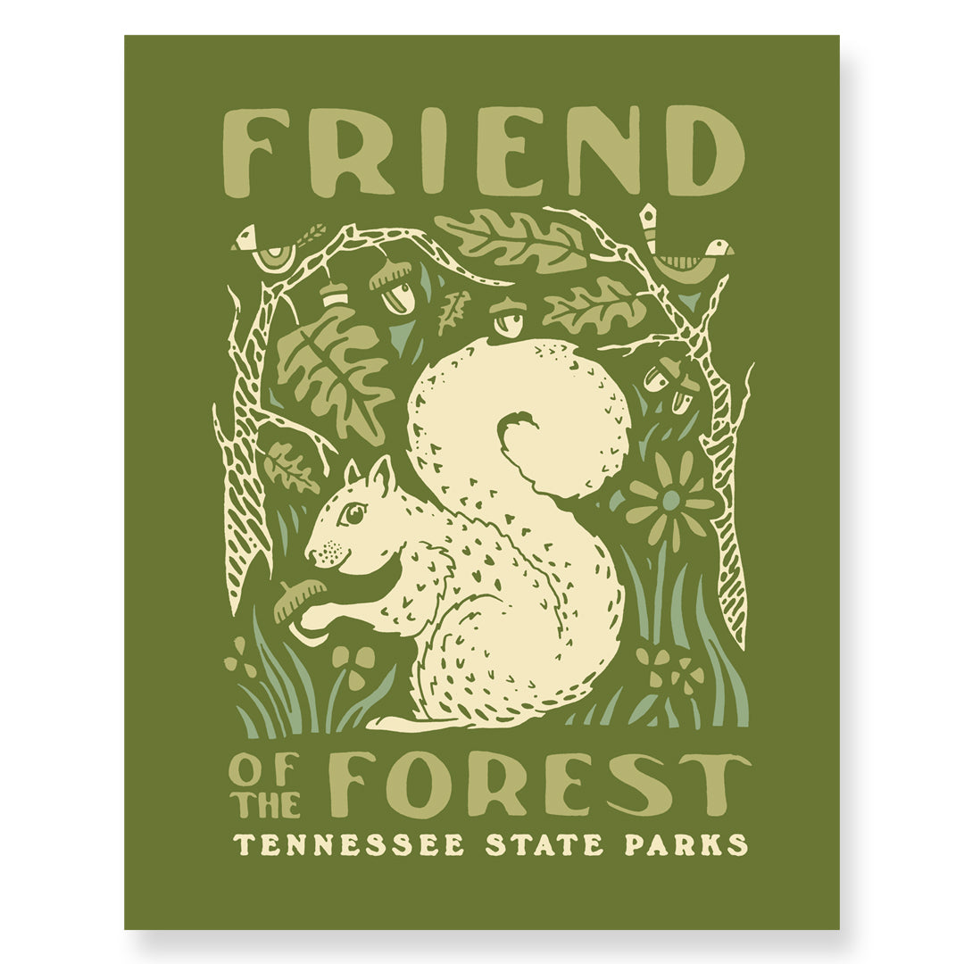 TNSP - Friend of the Forest Poster – Tennessee State Parks Online Gift Shop