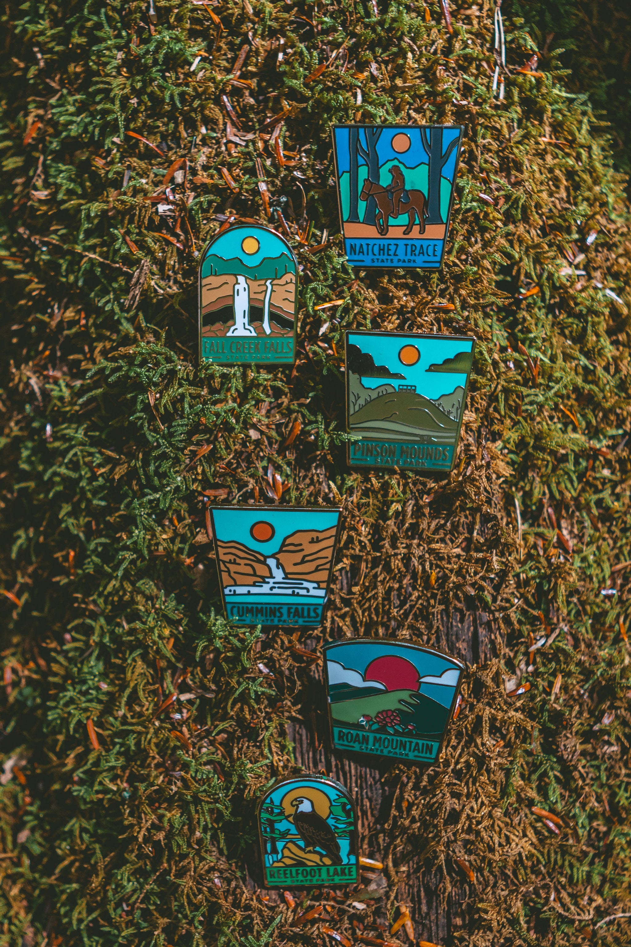 TNSP - Natchez Trace Enamel Pin – Tennessee State Parks Online Gift Shop