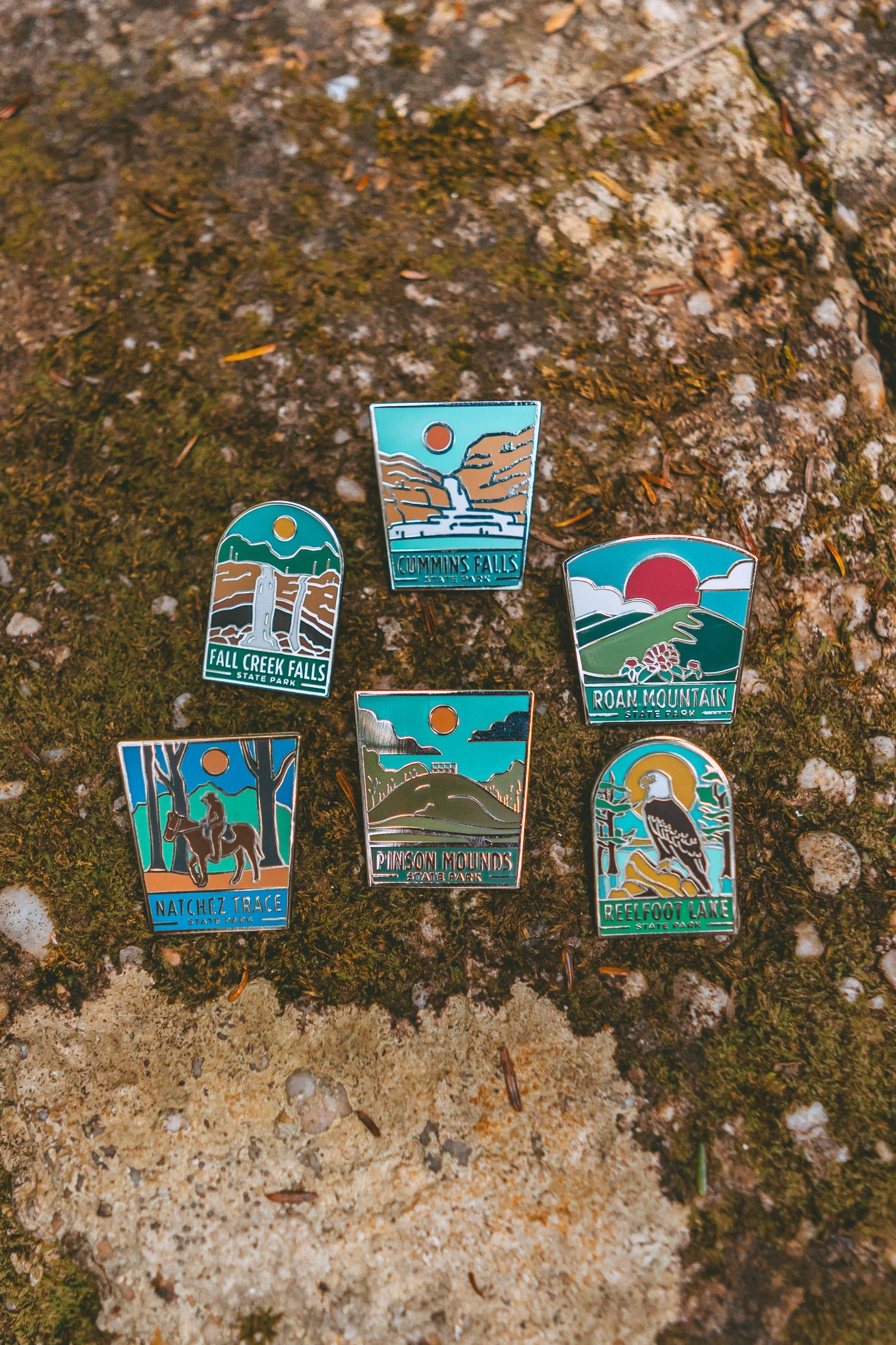 TNSP - Cummins Falls Enamel Pin – Tennessee State Parks Online Gift Shop