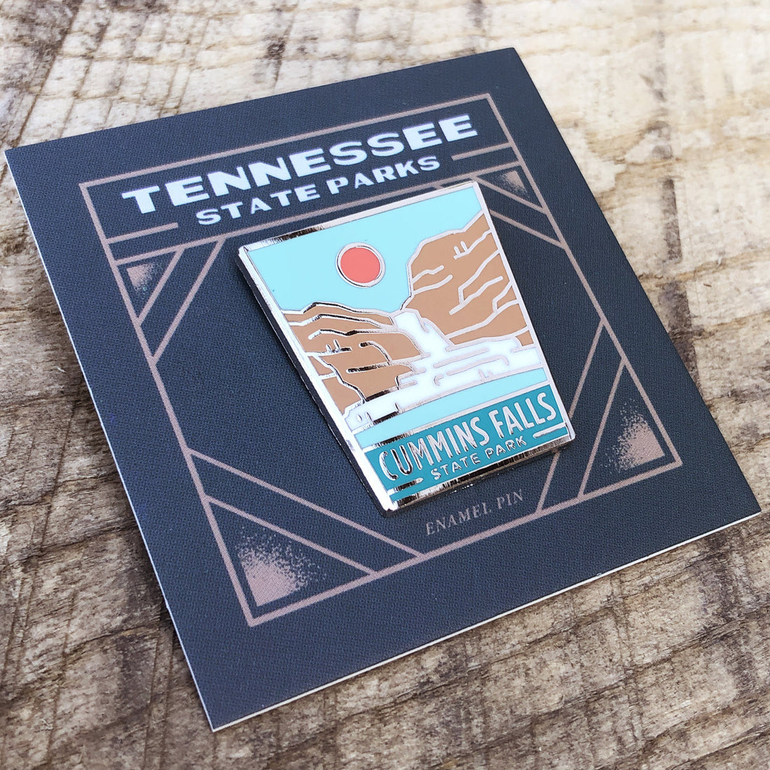 TNSP - Cummins Falls Enamel Pin – Tennessee State Parks Online Gift Shop