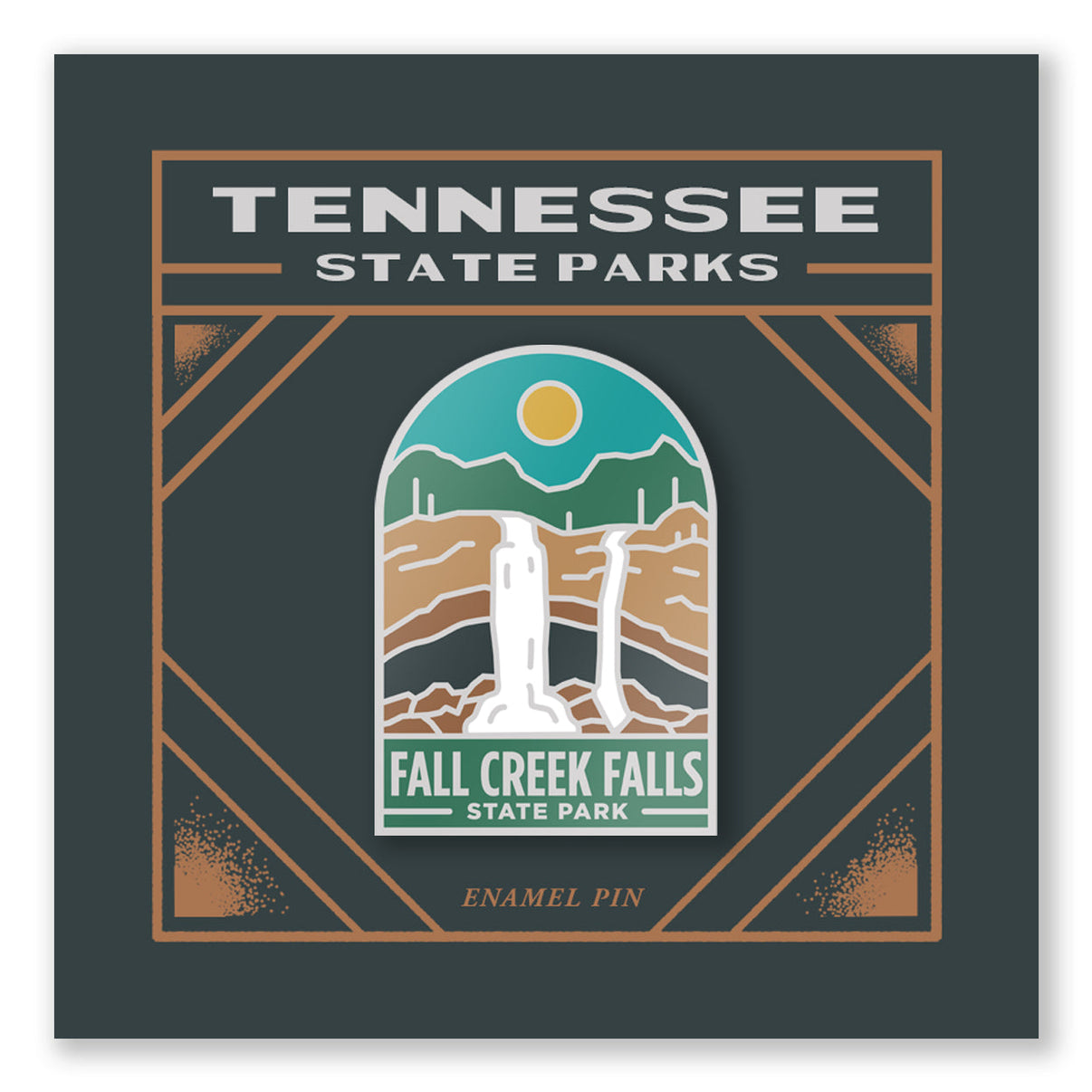 TNSP - Fall Creek Falls Enamel Pin – Tennessee State Parks Online Gift Shop